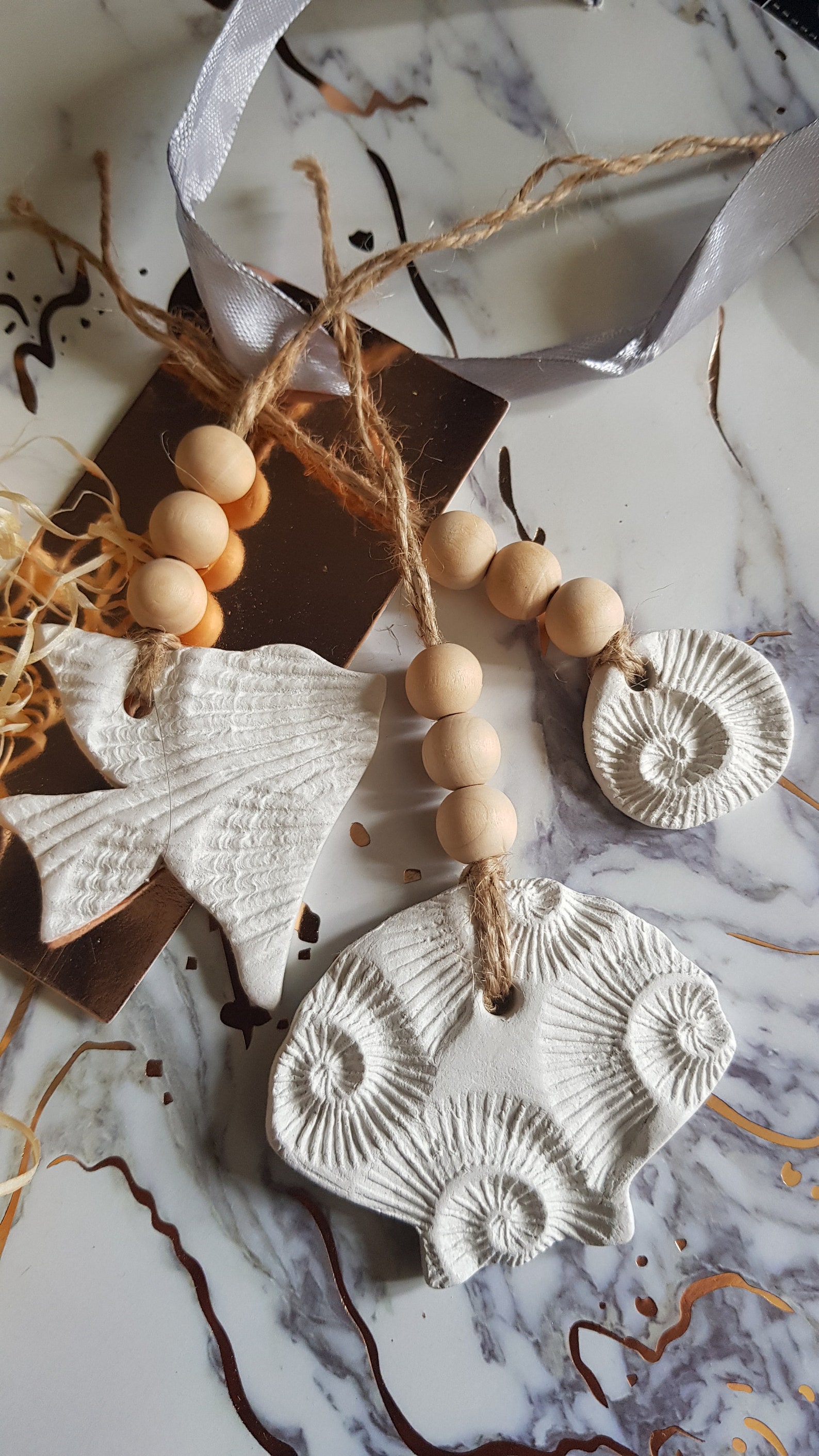 Hanging Clay Oil Diffuser, Air Dry Clay Fish Ornament, Aromatherapy ...