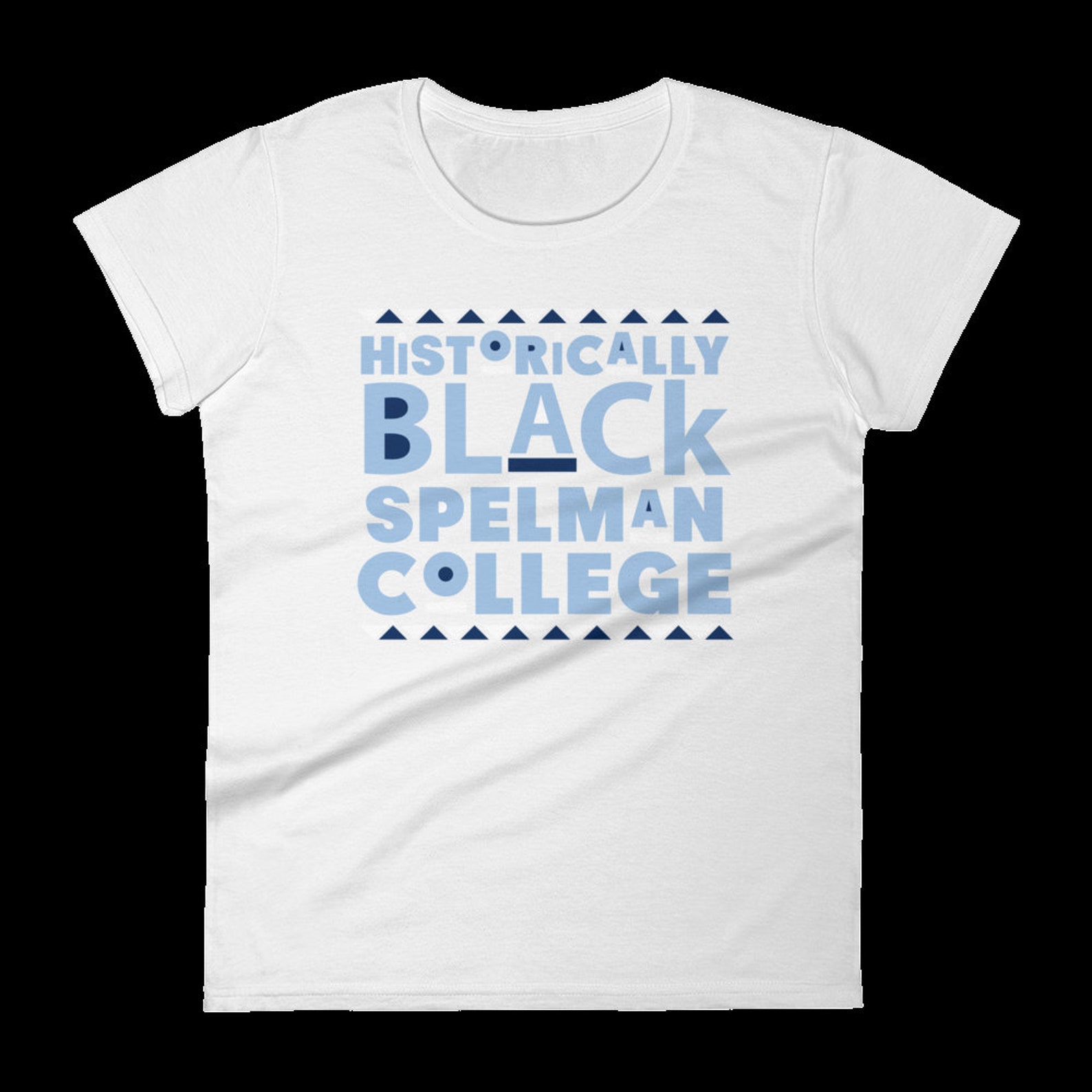 Historically Black Spelman College Womens T-shirt Women Slim Fit - Etsy