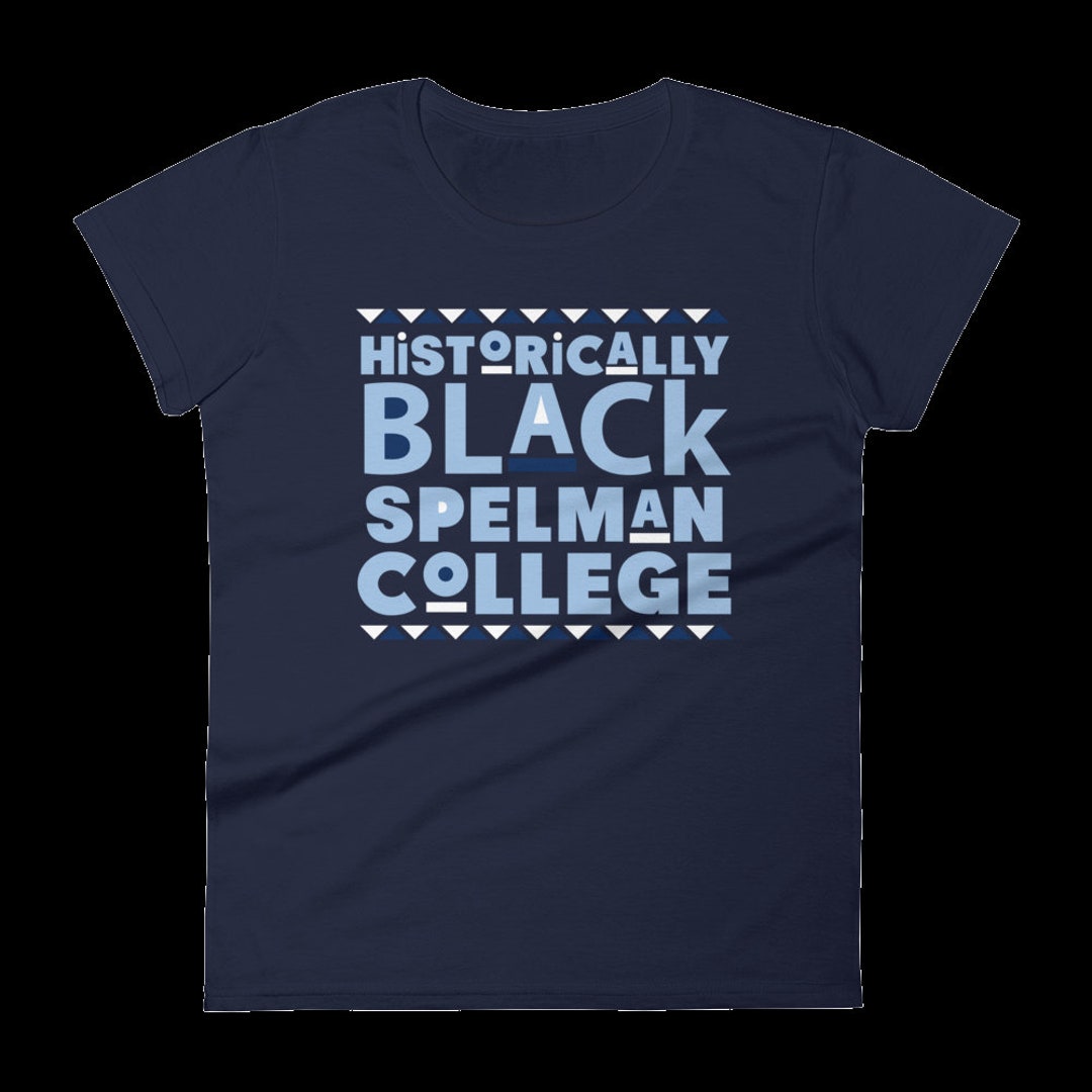 Historically Black Spelman College Womens T-shirt Women Slim Fit - Etsy