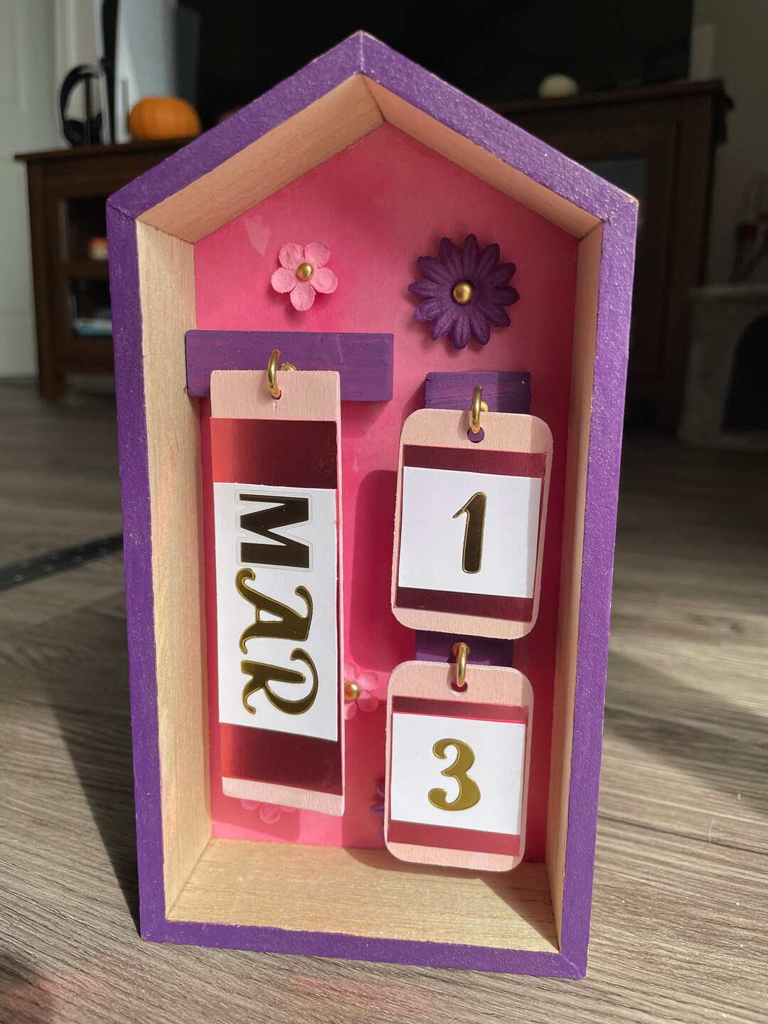 Flower Power Perpetual Calendar - Etsy