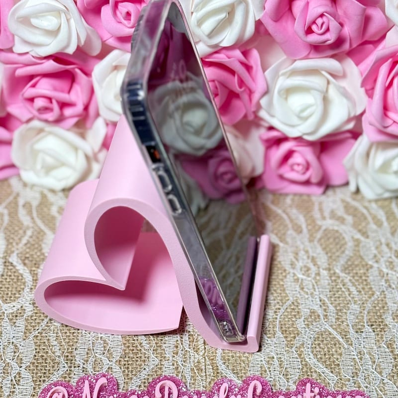 3d Heart Phone Stand - Etsy