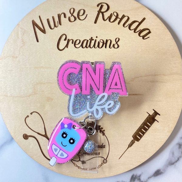 Cute Cna Name Badge Holder - Etsy