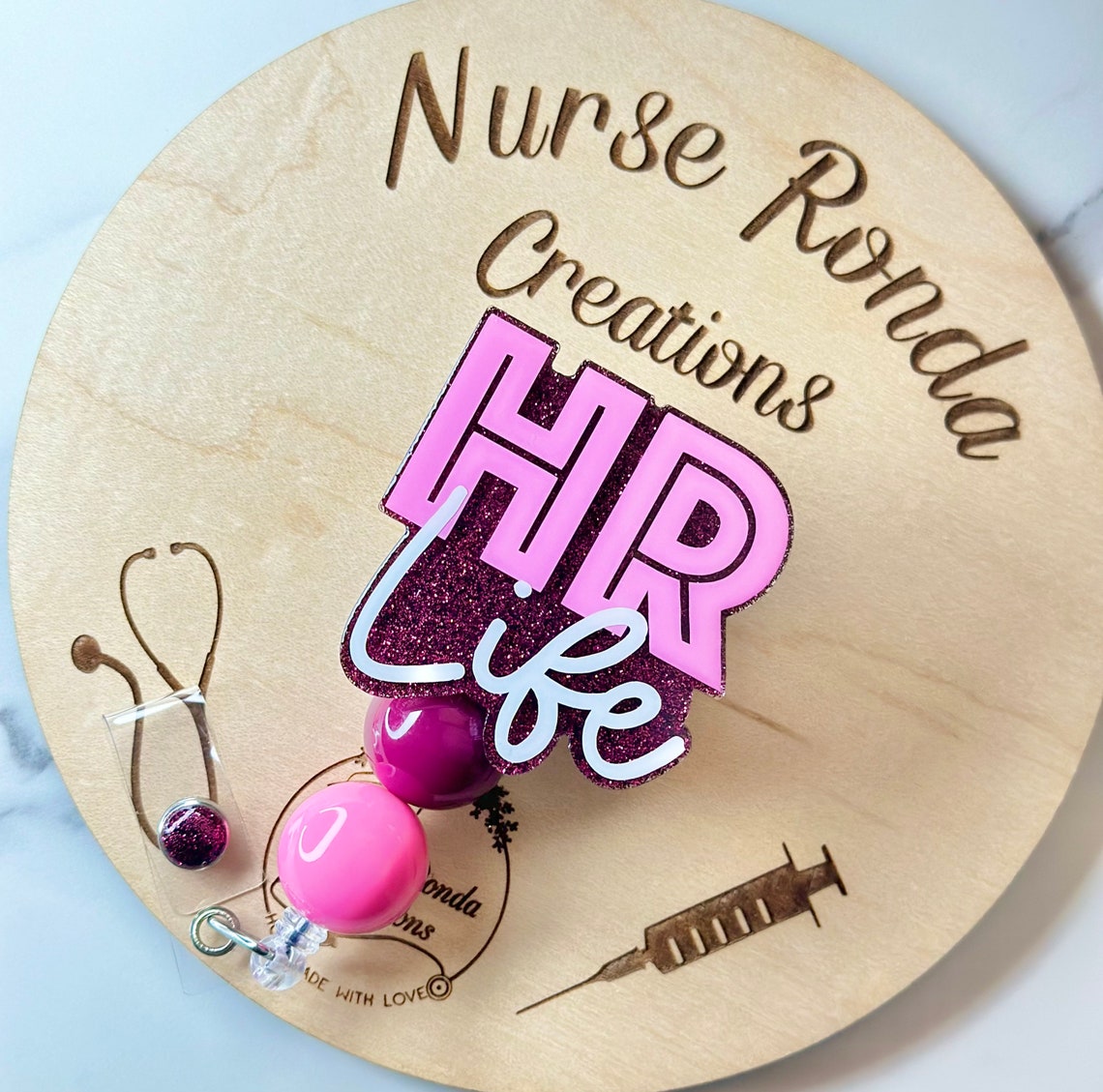 HR Life Badge Reel, Human Resource, Medical, Gift, Cute Badge Reel, HR ...