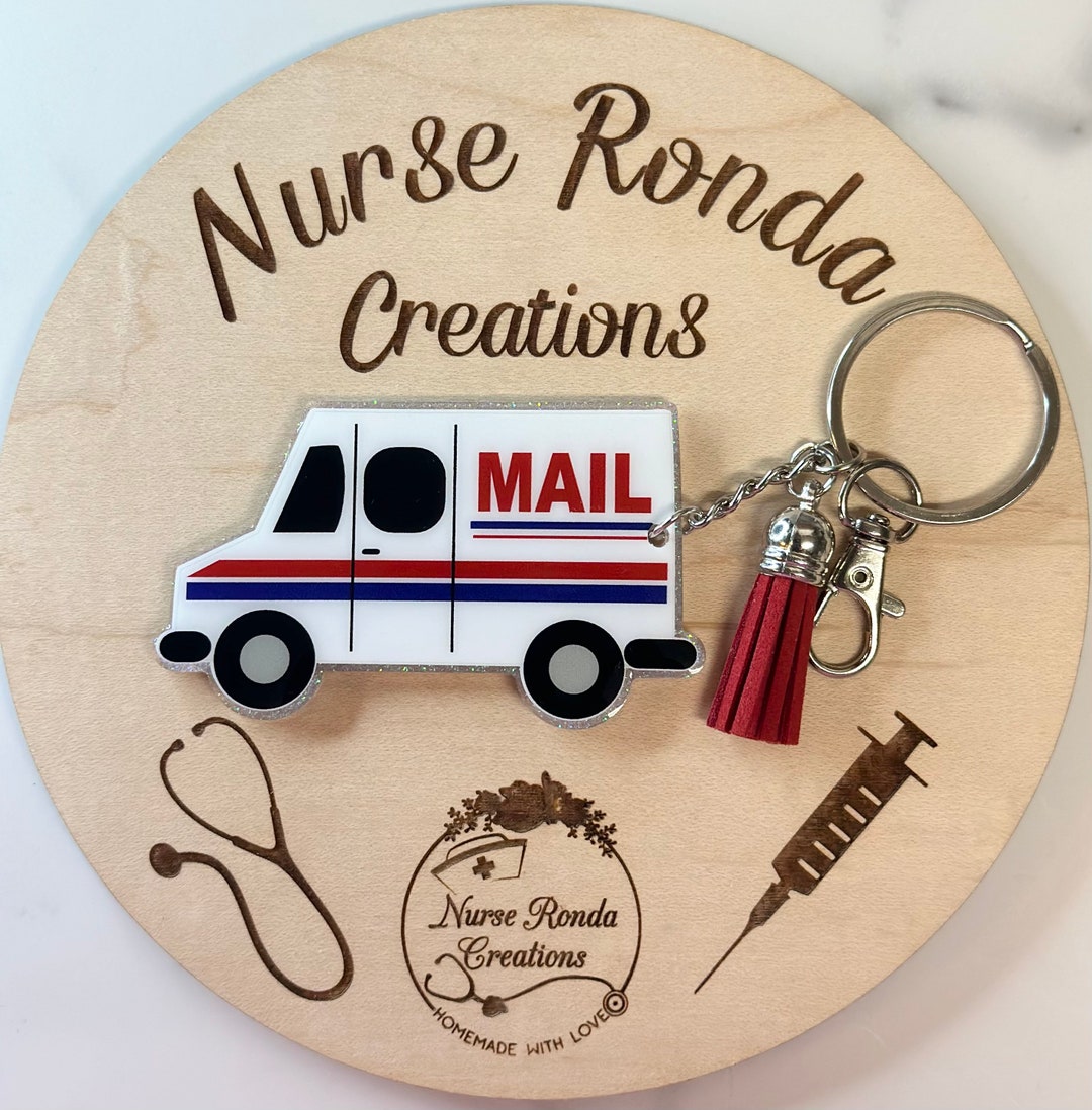 USPS Keychain, USPS Mail Truck, Gift, USPS Employee - Etsy