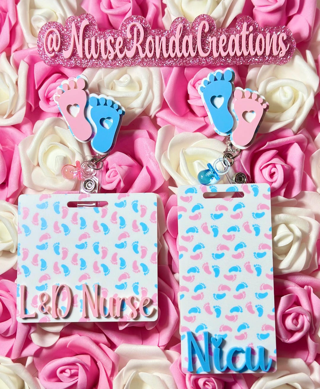 Badge Buddy, Labor and Delivery, NICU, Personalized Badge Buddy, Badge ...