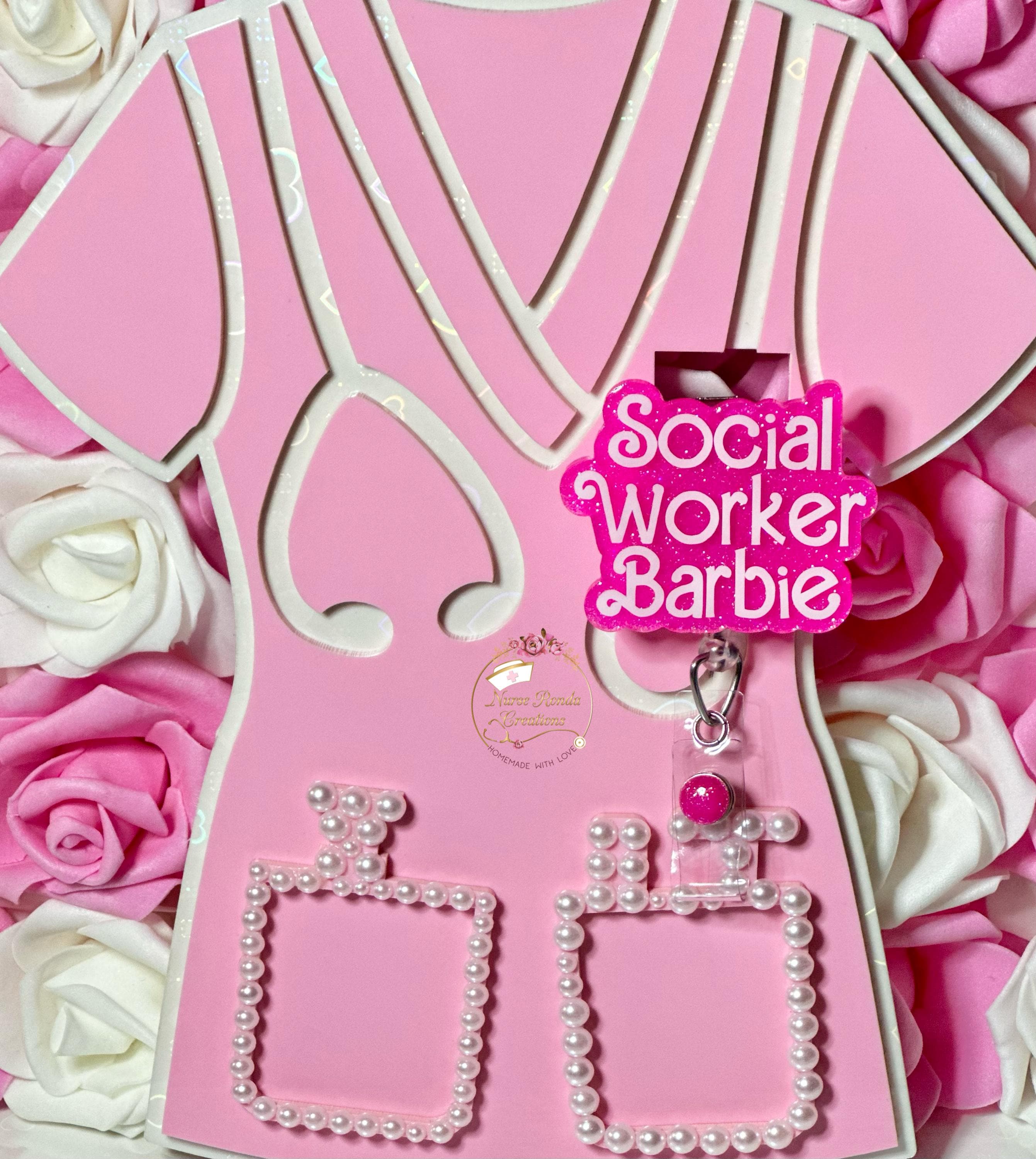 Social Worker Badge Reel, Social Work, Social Worker Gift, Custom Badge ...