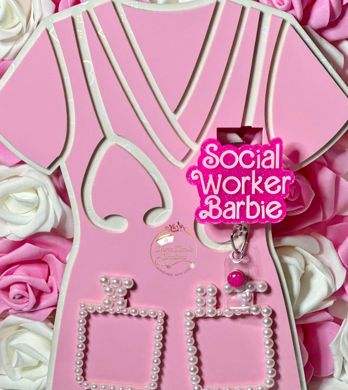 Social Worker Badge Reel, Social Work, Social Worker Gift, Custom Badge ...