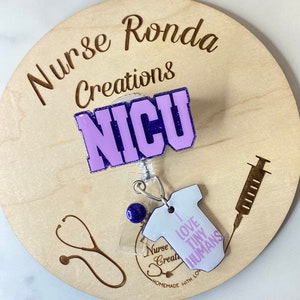 NICU Badge Reel NICU Gift NICU Nurse Badge Reel Nurse Gift - Etsy