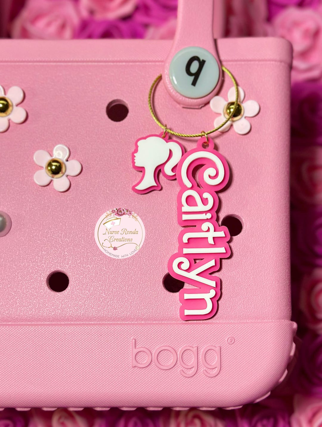 Bogg Charm Name Tag, Personalized Acrylic Name Tag, 3D Tag, Bogg Bag ...