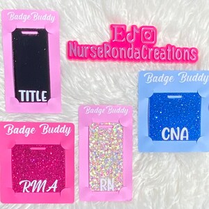 Customizable Badge Buddy, Personalized Badge Buddy, Badge Buddies ...