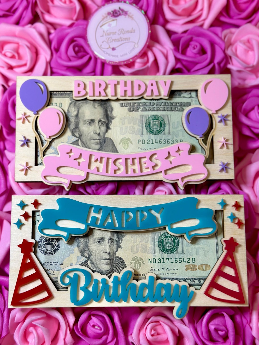 Birthday Money Holder, 3D Birthday Money Holder, Birthday Gift, Money ...