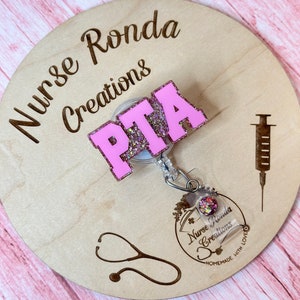 Physical Therapist Assistant Badge Reel, PTA Badge Reel, Medical, Gift ...