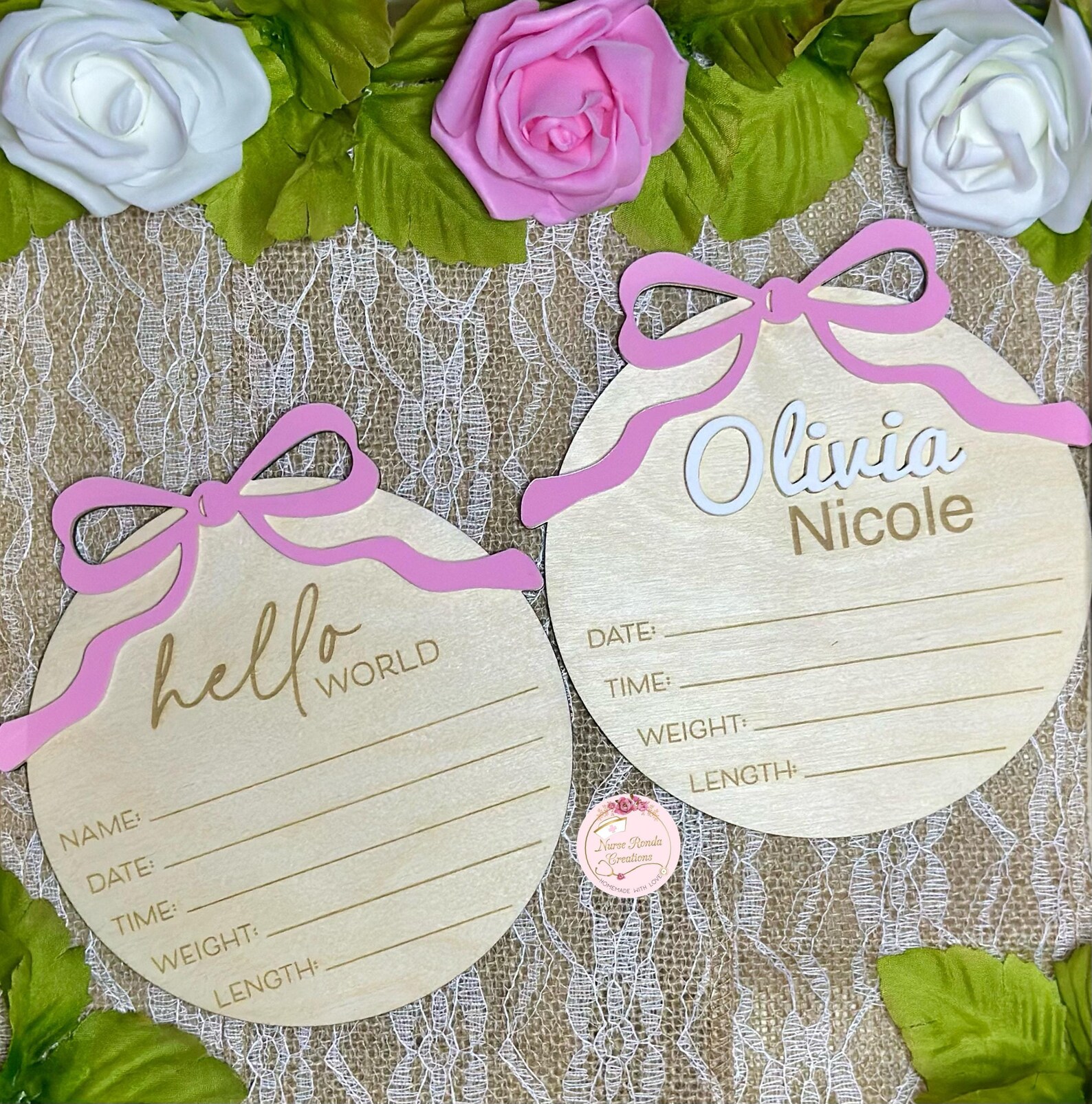 Birth Announcements Sign, Baby Announcement, Baby Girl, Birth Stats ...