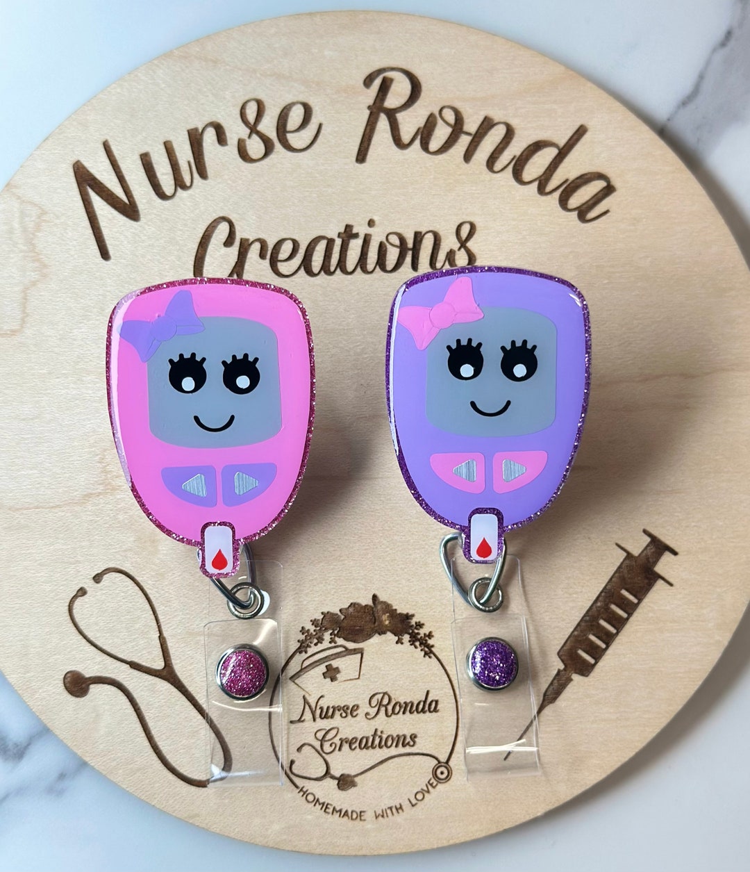 Glucose Meter Badge Reel - Etsy