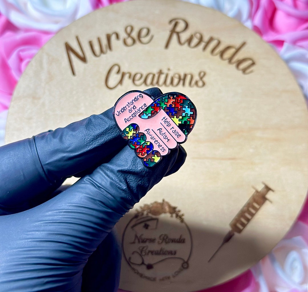 Autism Pin, Enamel Pin, Autism Awareness, Understanding and Acceptance ...