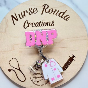 DNP Badge Reel, Doctor of Nursing Practice, Medical, Doctorates, Nurse ...