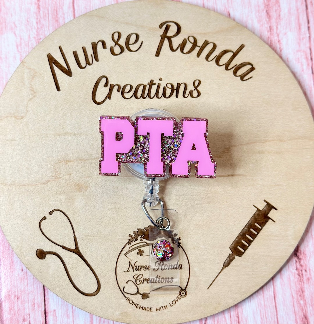 Physical Therapist Assistant Badge Reel, PTA Badge Reel, Medical, Gift ...