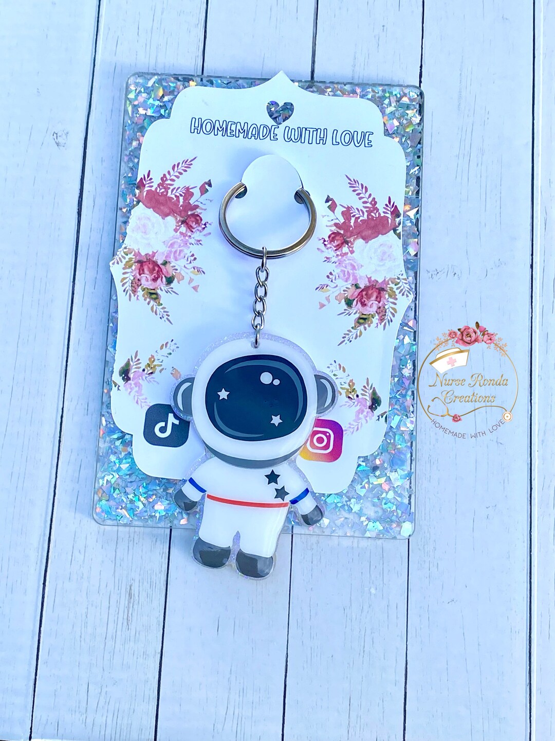 Astronaut Keychain, Spaceman, Fun Badge Reels, Medical Badge Reels - Etsy