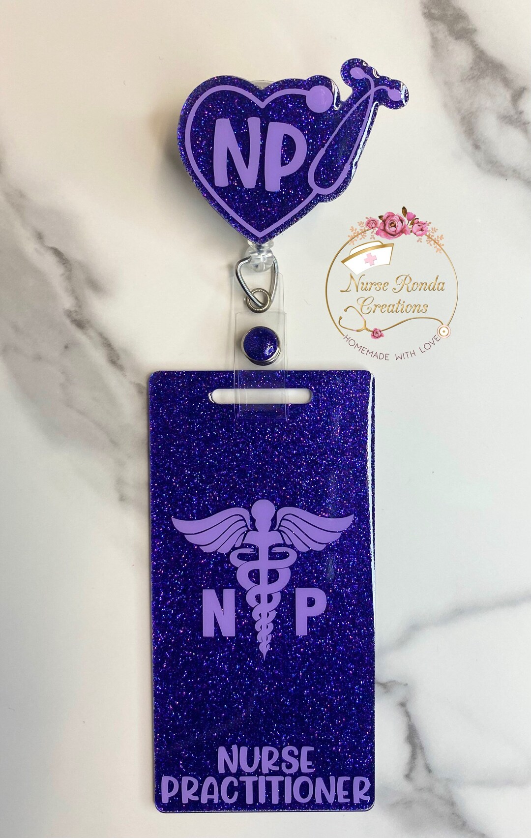 Nurse Practitioner Badge Reel and Buddy Set, Family Nurse Practitioner ...