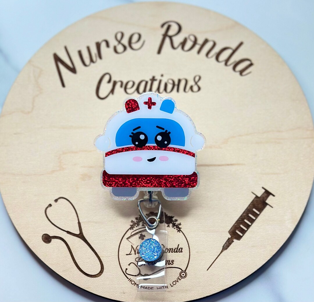 Baby Ambulance Badge Reel, Ambulance, First Responder, ER, Cute ...
