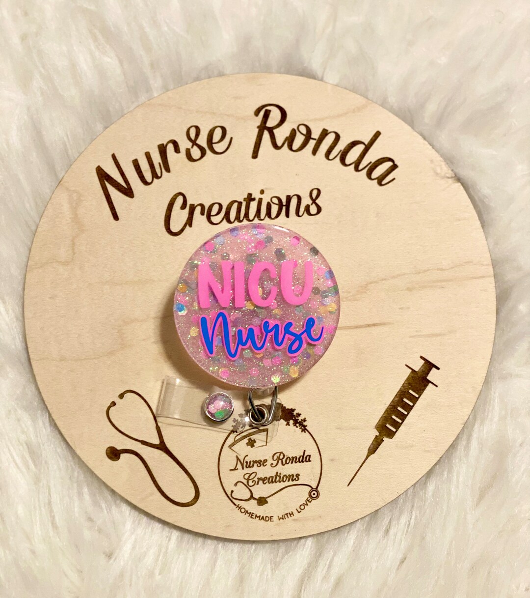 Nicu Nurse Badge Reel I Love Tiny Humans T For Nurse Neonatal Nurse Midwife Custom Etsy