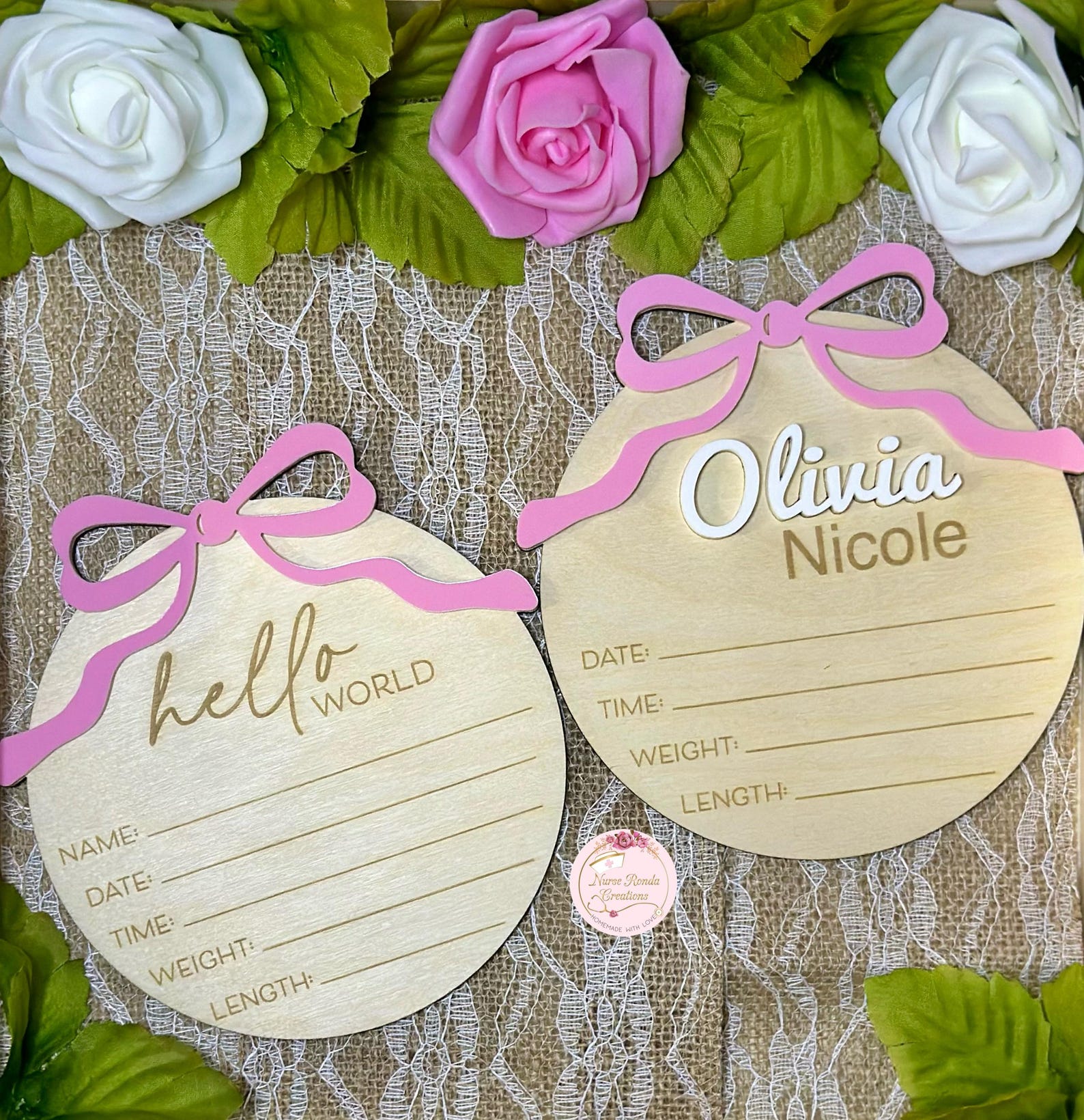 Birth Announcements Sign, Baby Announcement, Baby Girl, Birth Stats ...