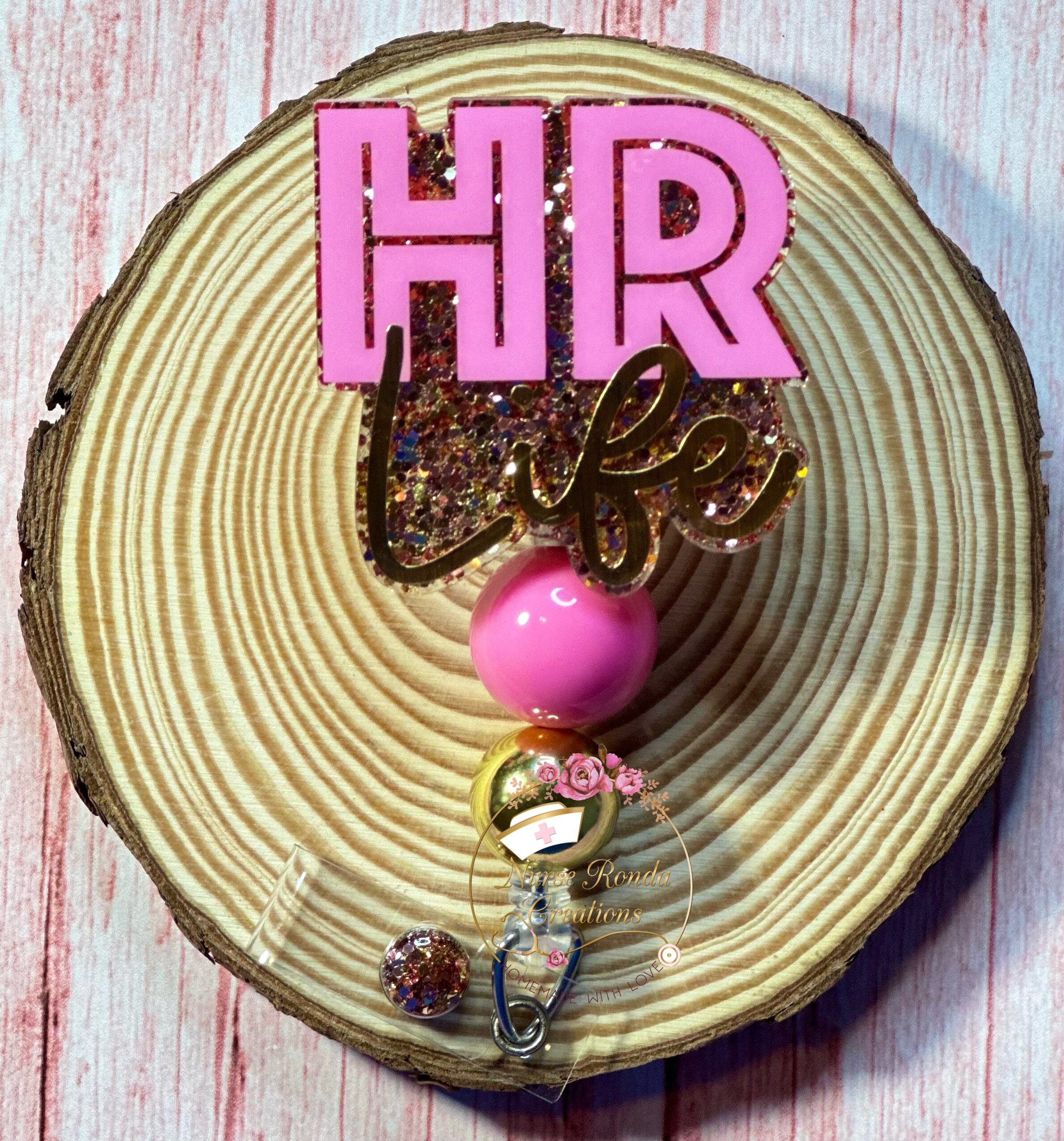 HR Life Badge Reel, Human Resource, Medical, Gift, Cute Badge Reel, HR ...