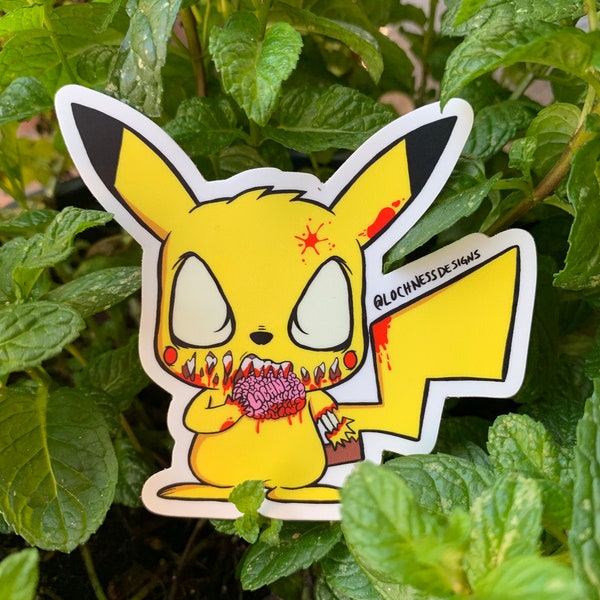 Zombie Pikachu - Etsy