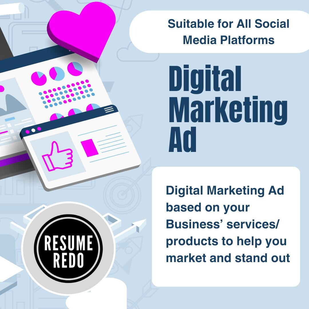 Marketing Ad Design Suitable for All Social Media Platforms - Etsy