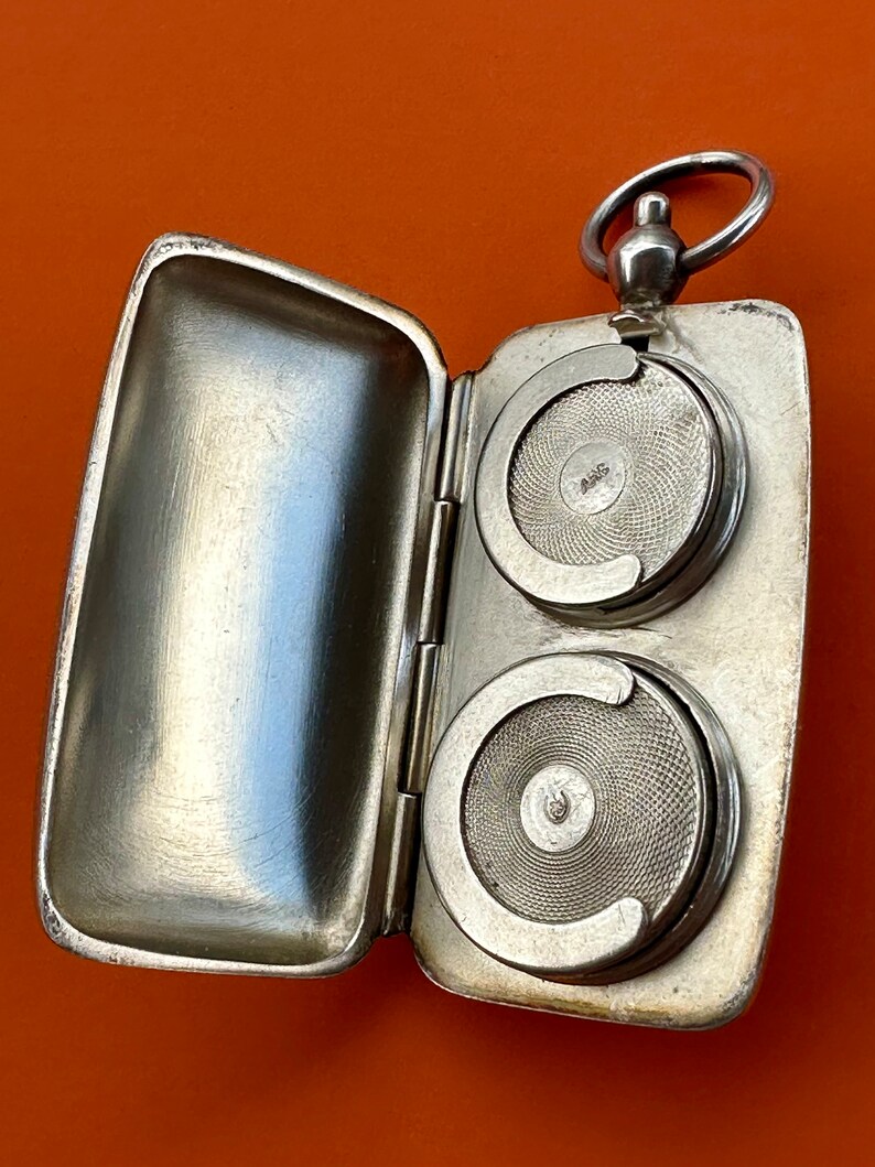 Antique Sterling Silver Sovereign Case coin Holder Pendant - Etsy