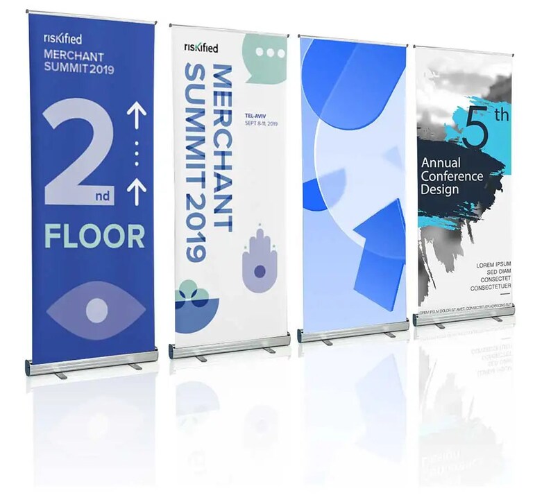 33.5 X 80 Retractable Banner Stand Super Fast Turnaround - Etsy