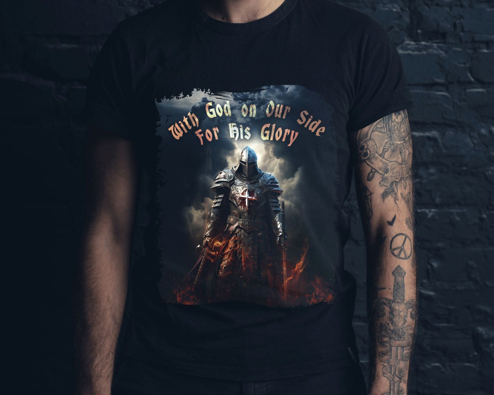 Knight Templar Printable PNG - Christian PNG Sublimation Design ...