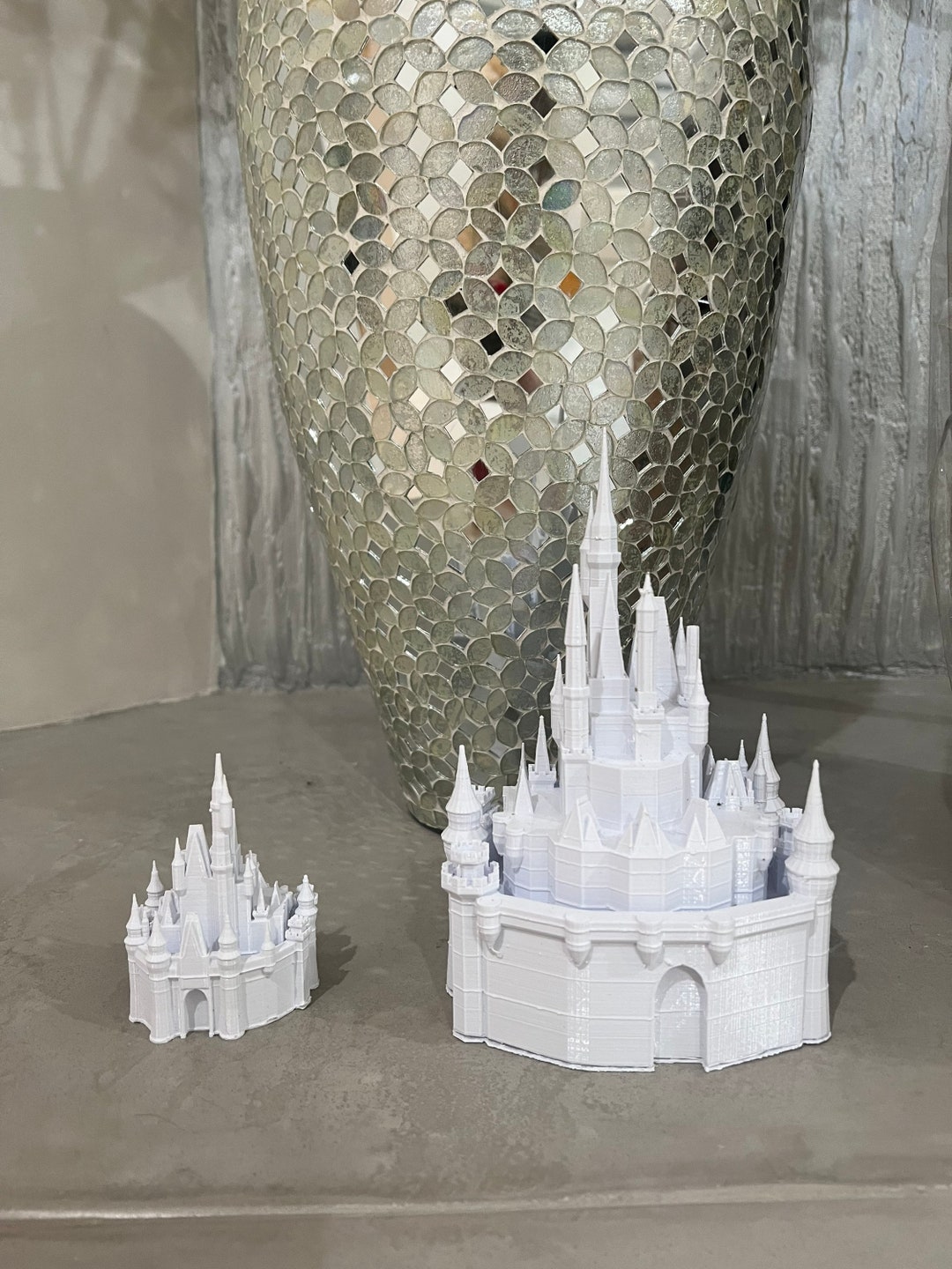 Cinderella Caste 3D Printed Cake Topper Room Decoration Center Piece ...