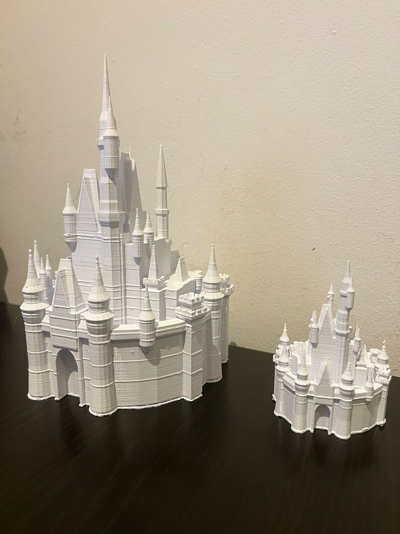 Cinderella Caste 3D Printed Cake Topper Room Decoration Center Piece ...