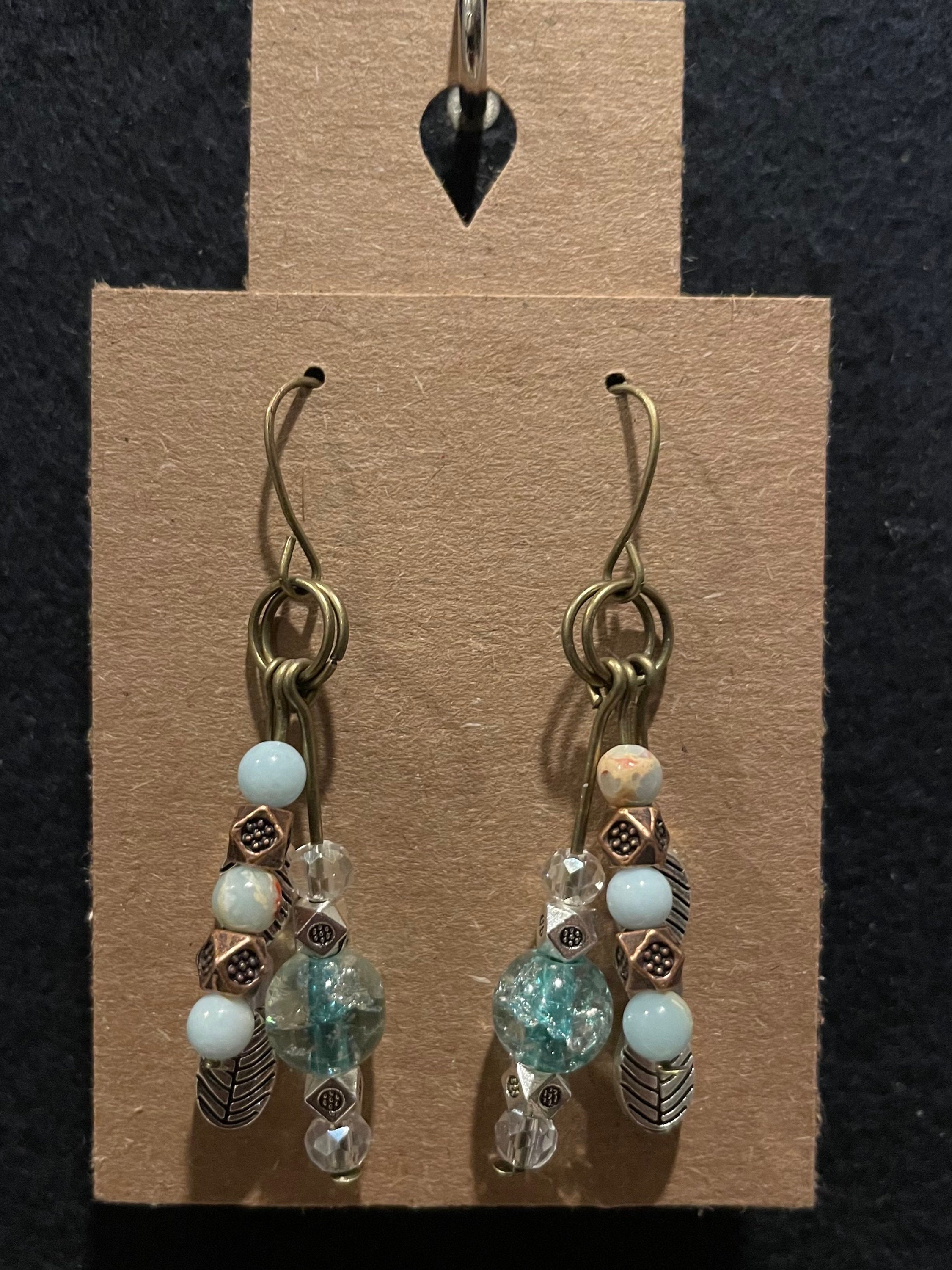 Tangled Mess - Forest - Charm Boho Style Dangle Earrings - (FO-AB-0010 ...