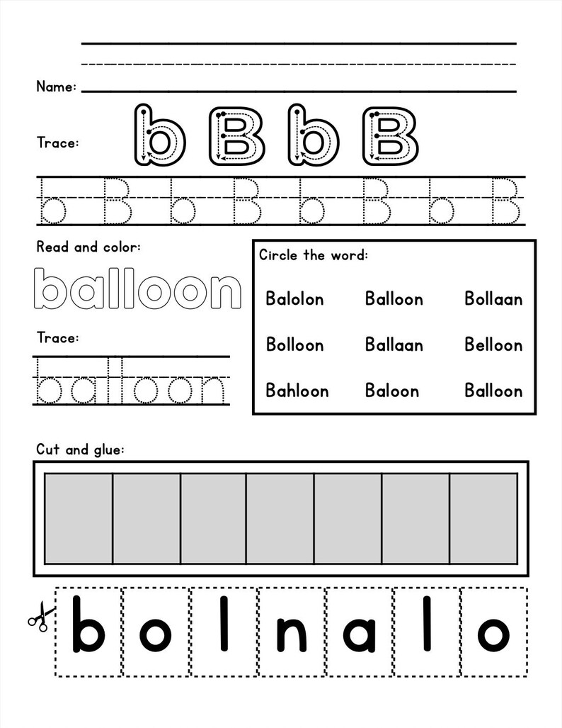Alphabet Tracing & Coloring Book A-Z | Preschool and Kindergarten ...