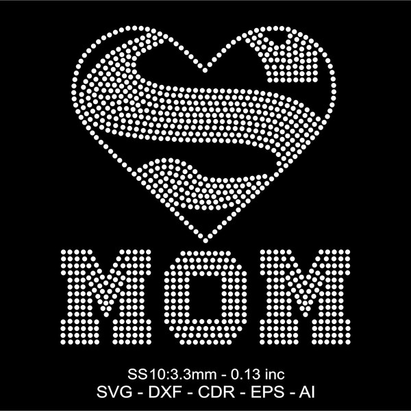 Mom Rhinestone - Etsy