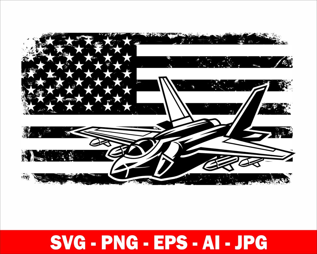 Fighter Jet Flag Svg american Flag PNG Jet Flag Svg Fighter - Etsy