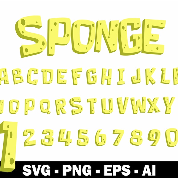Sponge Svg - Etsy