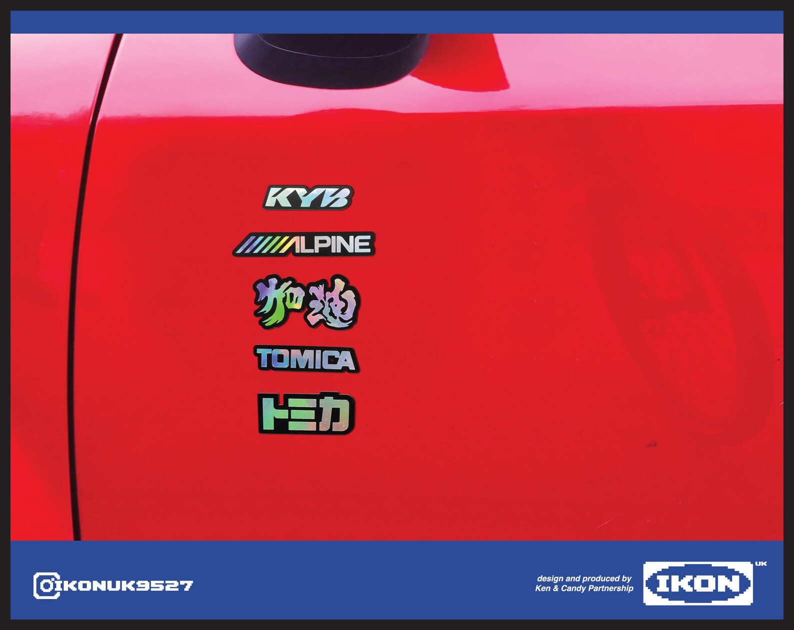JDM Car Brand Logo Holographic Magnet Set - Etsy