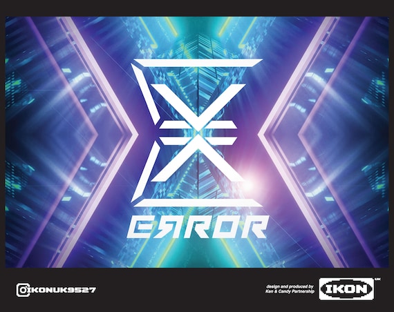 Error Hong Kong Boy Band Logo Holographic Vinyl Decal / - Etsy