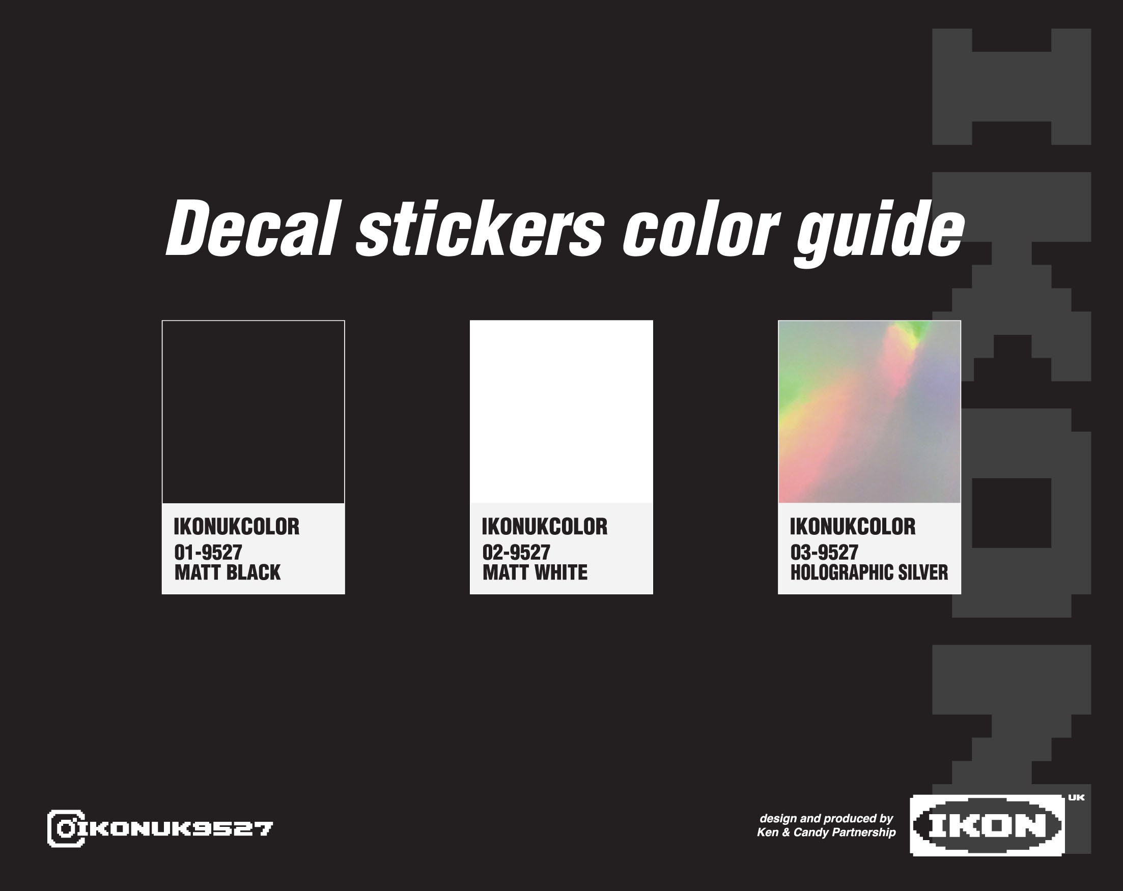 Error Hong Kong Boy Band Logo Holographic Vinyl Decal / - Etsy