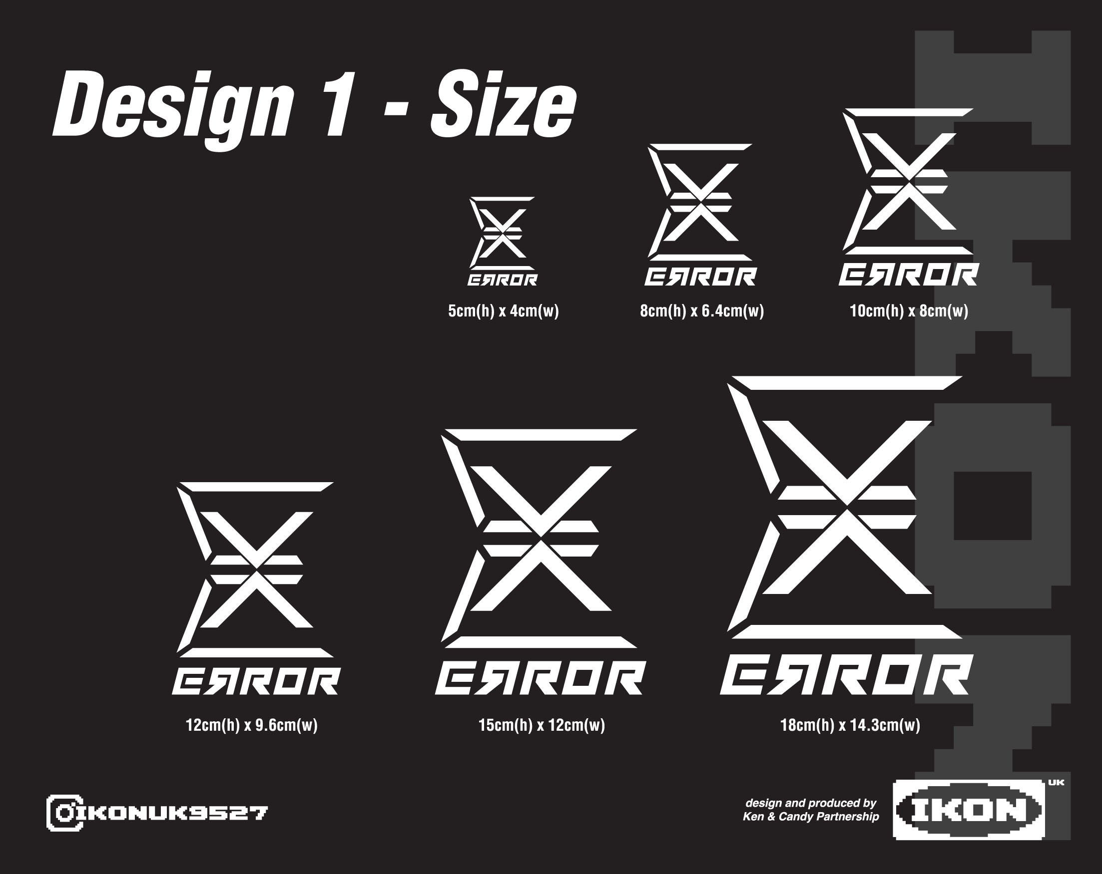 Error Hong Kong Boy Band Logo Holographic Vinyl Decal / - Etsy