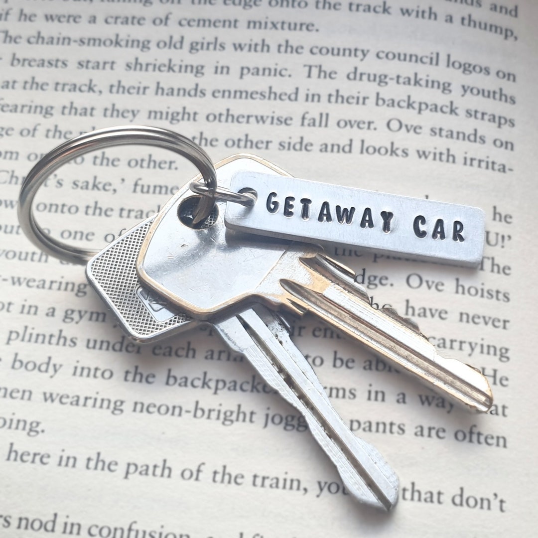 Getaway Car Keyring Keychain Gift Housewarming Best Friend Cool Keyring ...