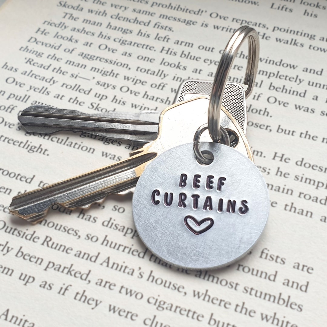 Bobs Burgers Gift, Beef Curtains, Funny Keychain, Offensive Gifts, Rude ...