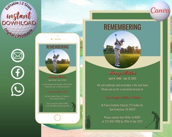 Celebration of Life Golf - Etsy