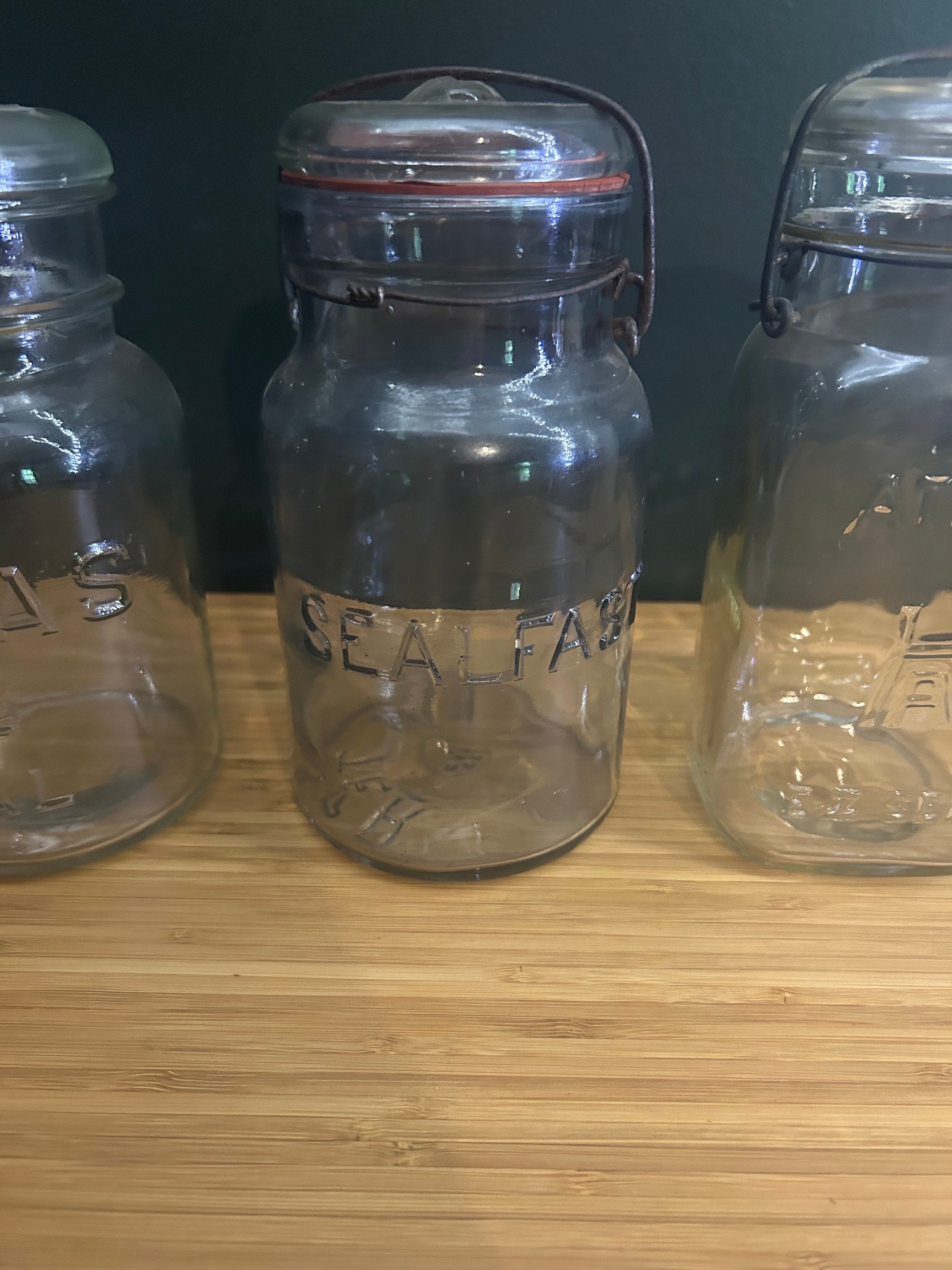 Vintage Atlas Jars - Etsy