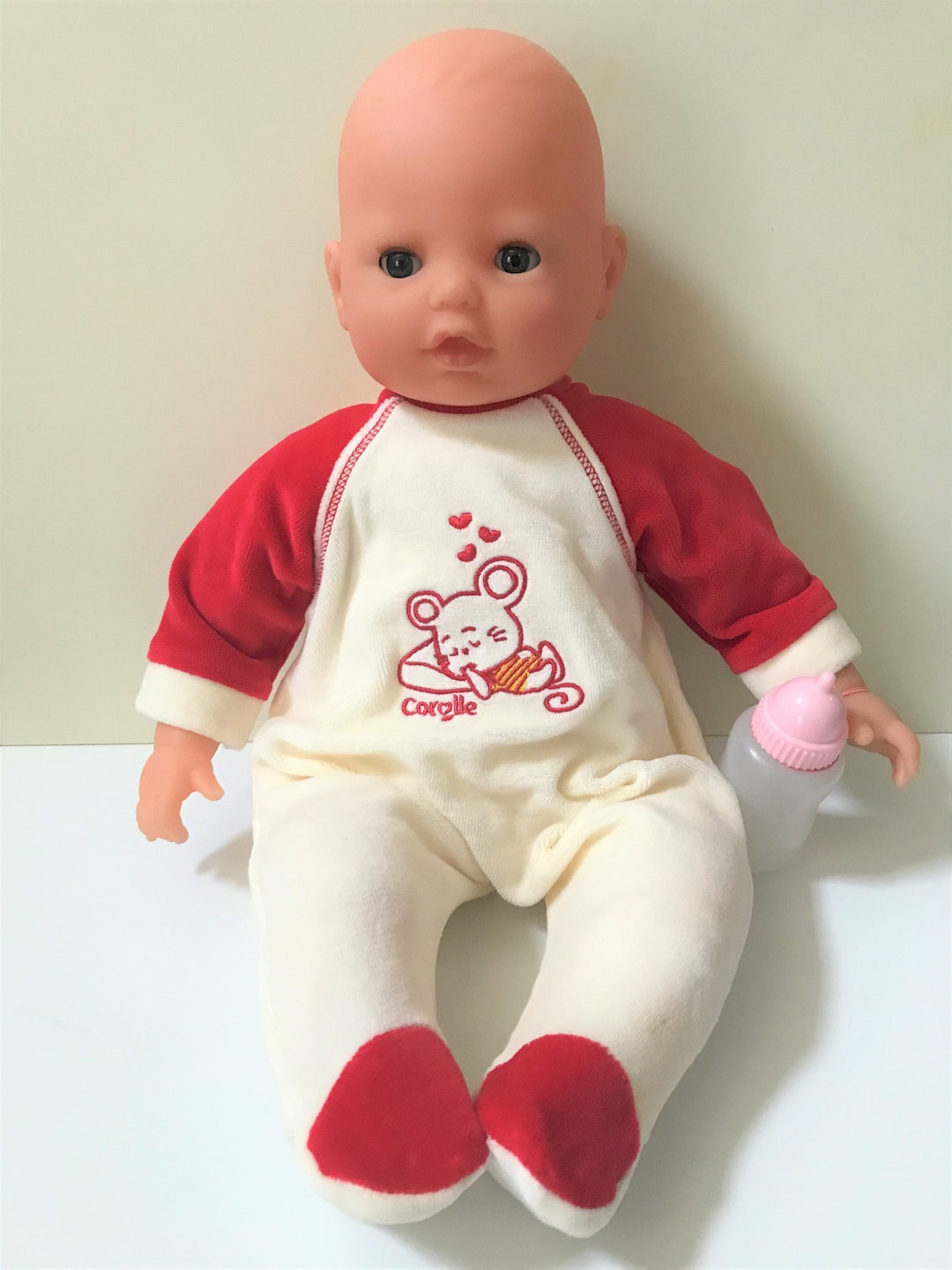Corolle Baby Doll Cries and Drinks Bottle 17 Inches RARE NEW - Etsy