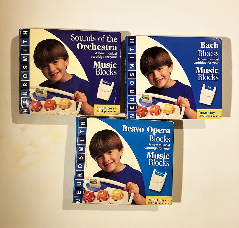 Vintage Neurosmith Music Blocks Cartridge Assortment Choose Brand NEW ...