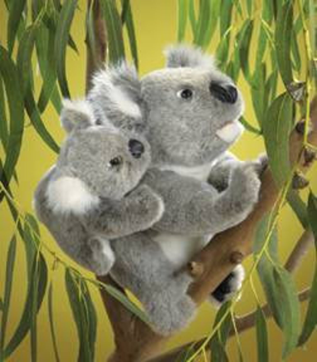 Folkmanis Koala Bear With Baby Koala Puppets 2511 RARE Brand New Mint ...